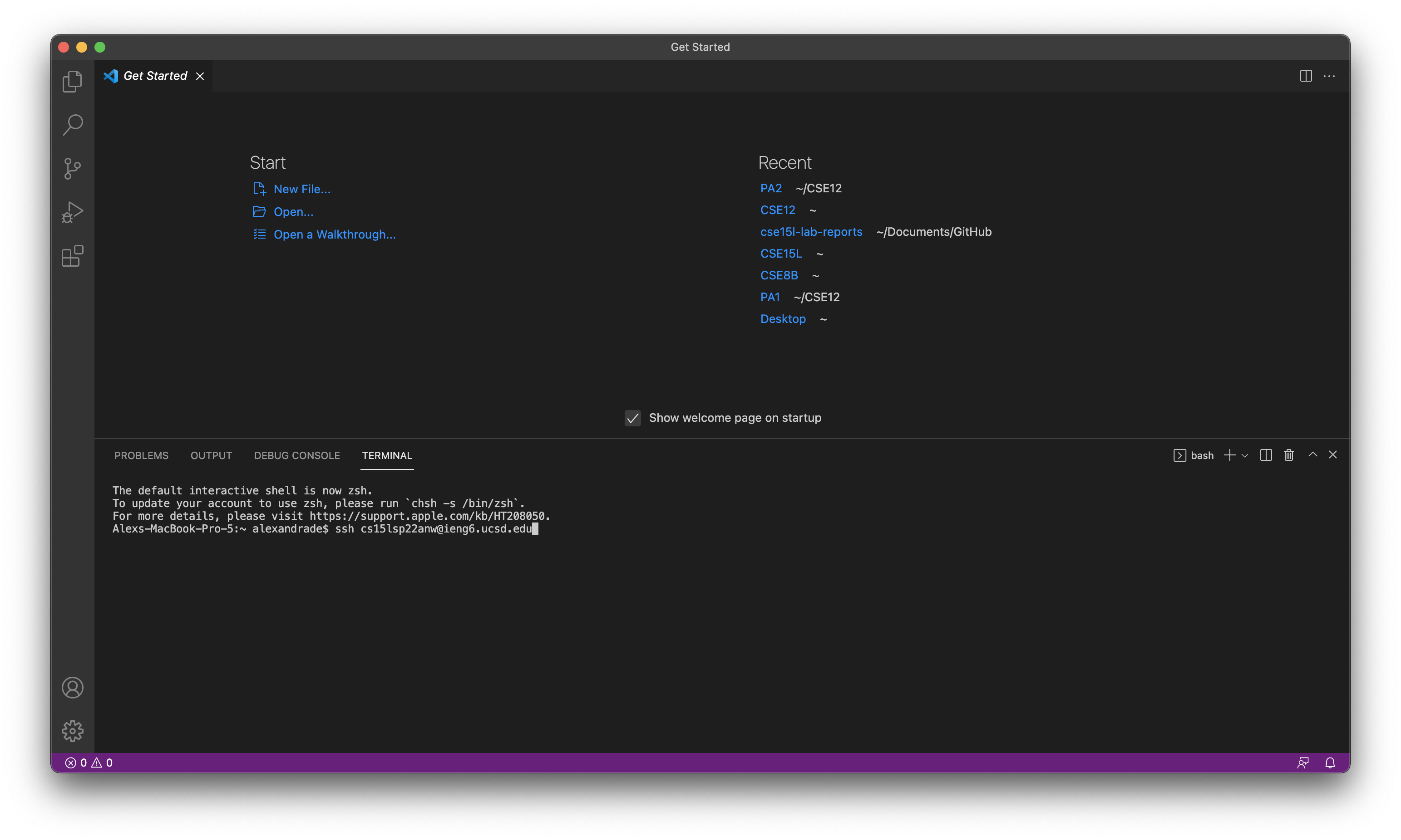 Lab Report 1-Setting up Remote Access | cse15l-lab-reports